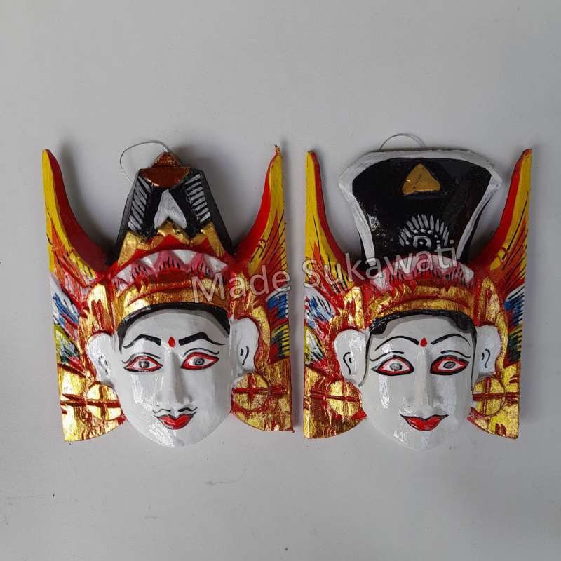 Promo Sepasang Hiasan Rama Sita Kerajinan Ukiran Kayu Dekorasi Khas ...