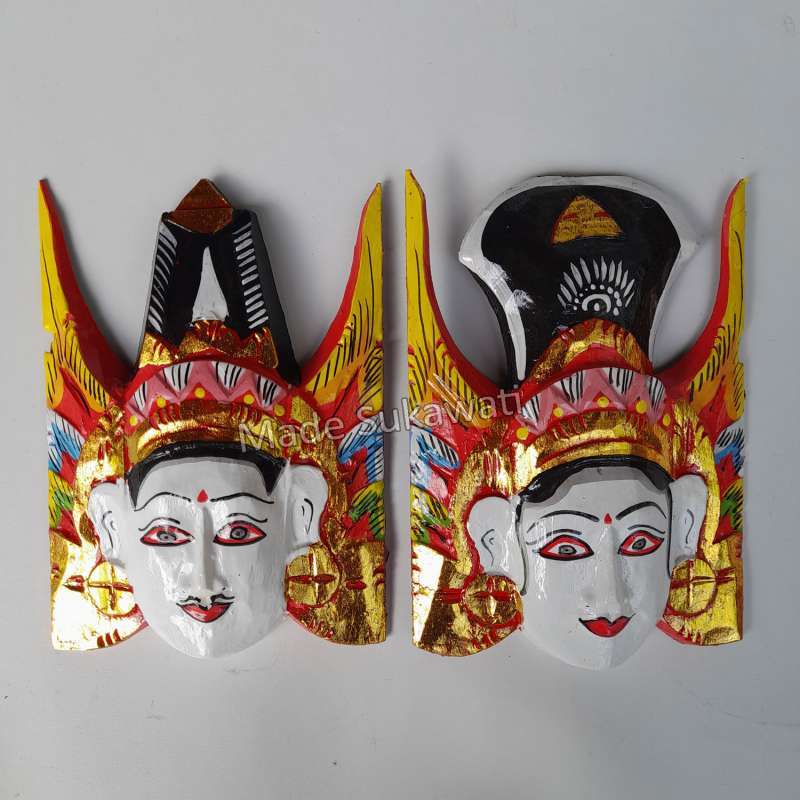 Promo Sepasang Hiasan Rama Sita kerajinan ukiran kayu dekorasi khas ...