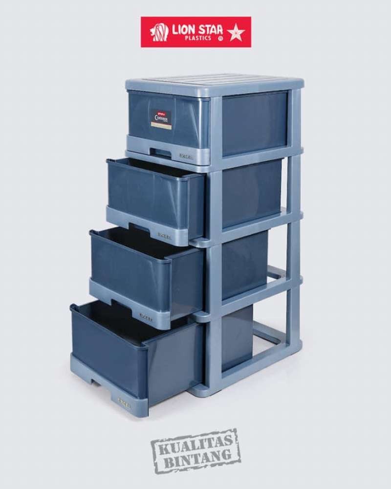 Promo Lion Star Excel Container Rak Laci Rack Lemari Pakaian Baju ...