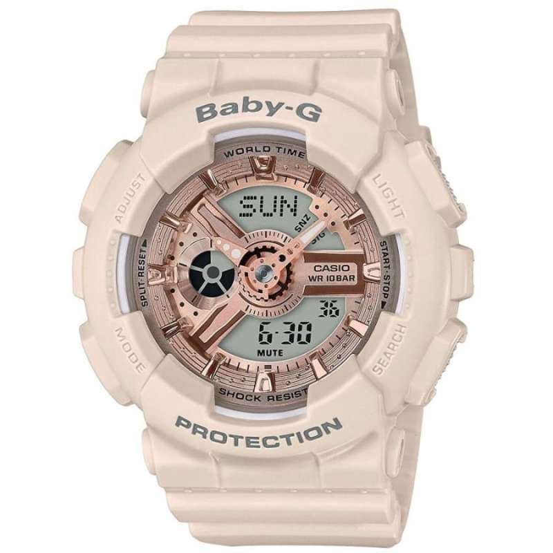 Jual Casio Baby-G BA-110CP-4ADR - Jam Tangan Wanita - Beige di Seller Duniawatch1 - Johar Baru ...
