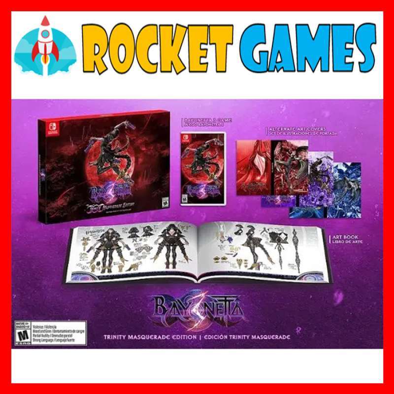 Jual Nintendo Switch Bayonetta 3 Trinity Masquerade Limited Edition di ...