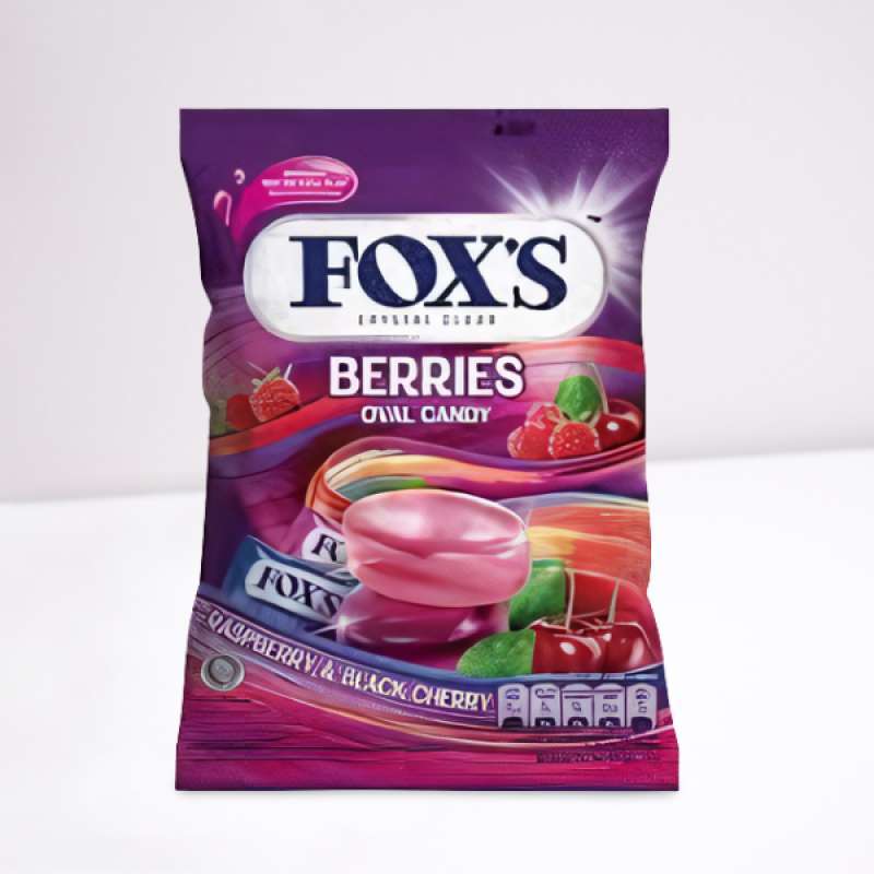 Jual Permen fox's berries oval candy ( 125gr ) permen fox enak dan ...