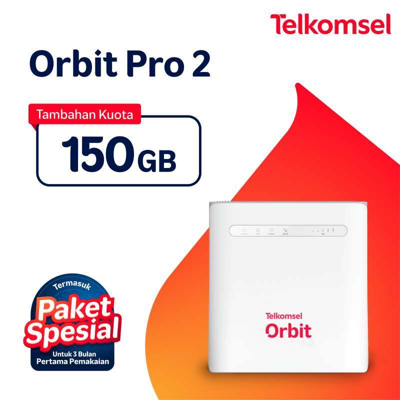 Promo Telkomsel Orbit Pro 2 Modem WiFi 4G High Speed Bonus Data With ...
