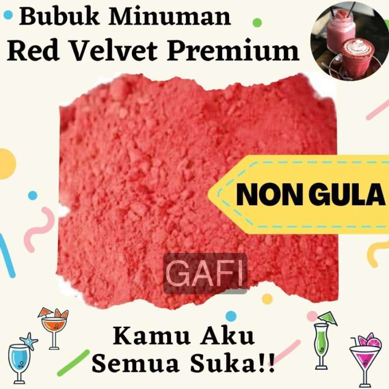 Jual Bubuk Minuman Rasa Red velvet Premium Non Gula 1Kg Minuman ...
