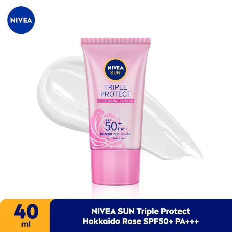 Jual NIVEA SUN Face Serum Triple Protect Hokkaido Rose SPF50+ PA ...