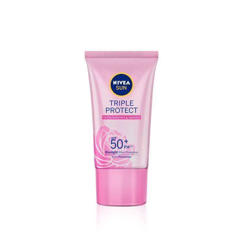 Jual NIVEA SUN Face Serum Triple Protect Hokkaido Rose SPF50+ PA ...