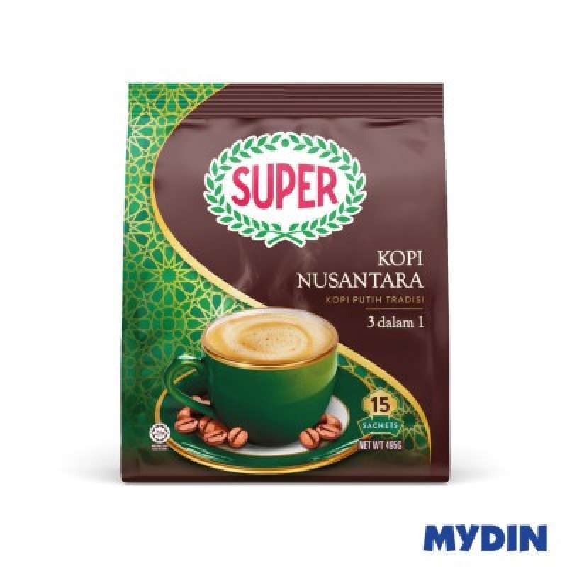 Jual Super White Coffee 3in1 Kopi Nusantara (33g x 15s) - Malaysia ...