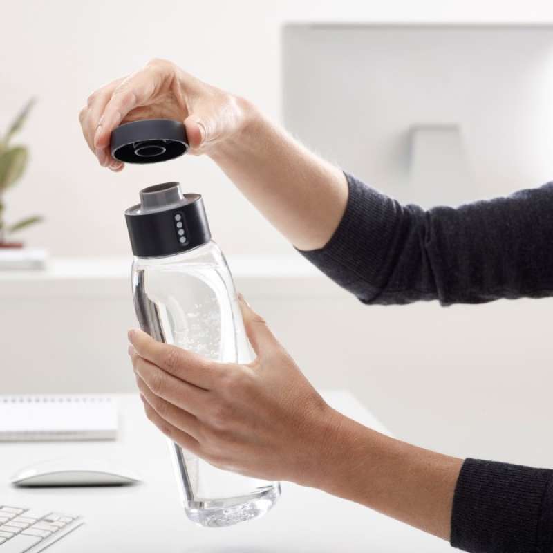 Jual Dot Hydration-tracking Water Bottle 600 Ml - Grey Promo Di Seller ...