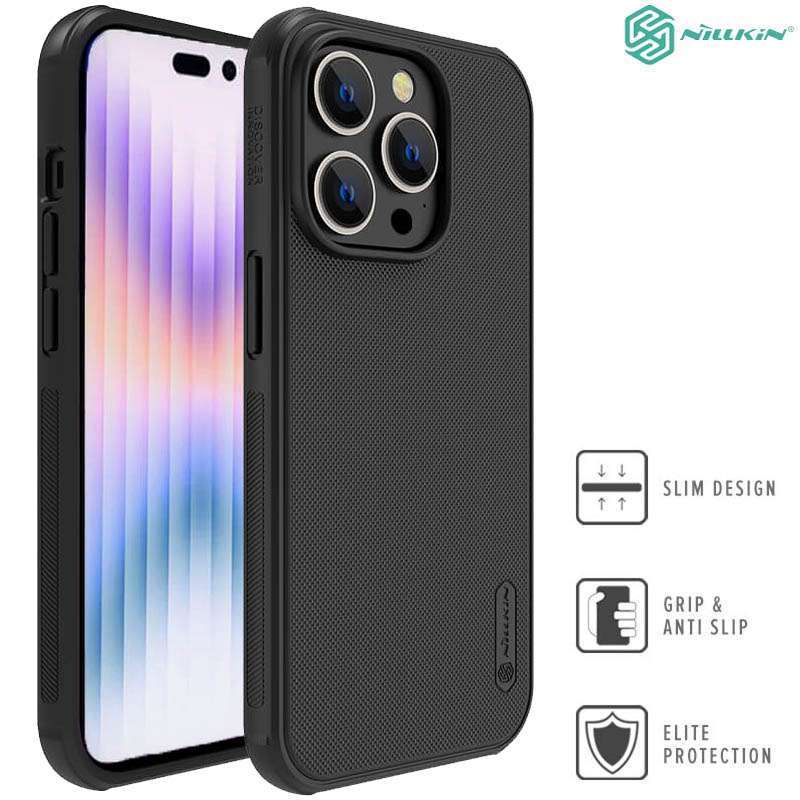 Promo Nillkin Hard Pro Case iPhone 14 Pro - Casing Black Original ...