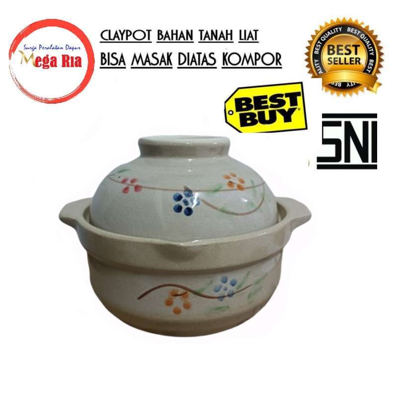 Jual HOME LINE MANGKOK SAPO TUTUP KERAMIK JEPANG MASAK OBAT HERBAL CLAYPOT API KECIL 21 CM 8,5 ...