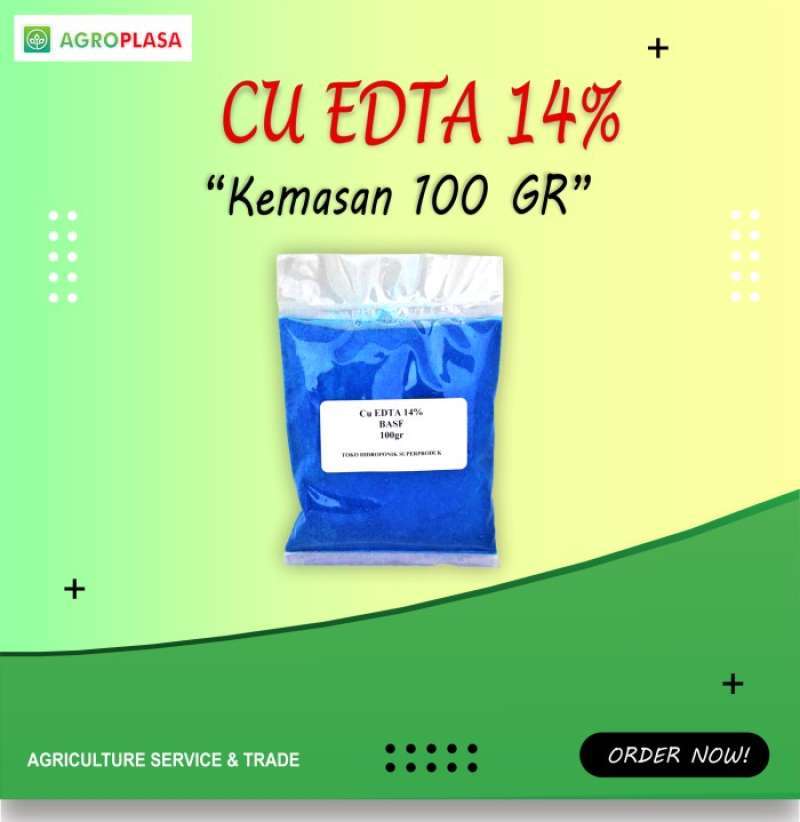 Promo Bahan Pupuk Copperchelate-librel-cu Edta 14% Kemasan 100gr - Agroplasa Diskon 29% Di ...