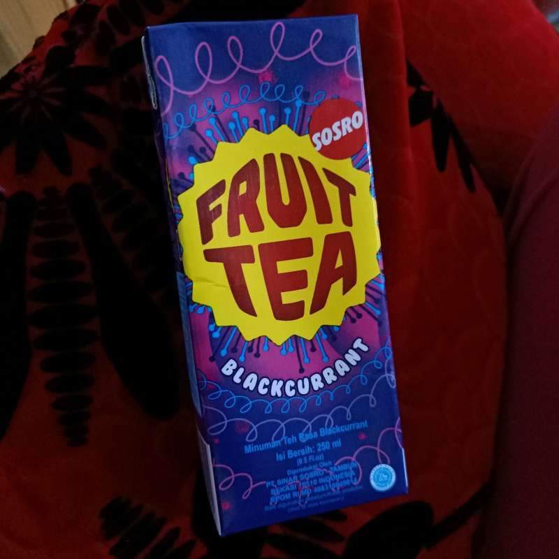 Promo FRUIT TEA BLACKCURRANT 250 ML 1 KARTON 24 PCS Diskon 7% di Seller ...