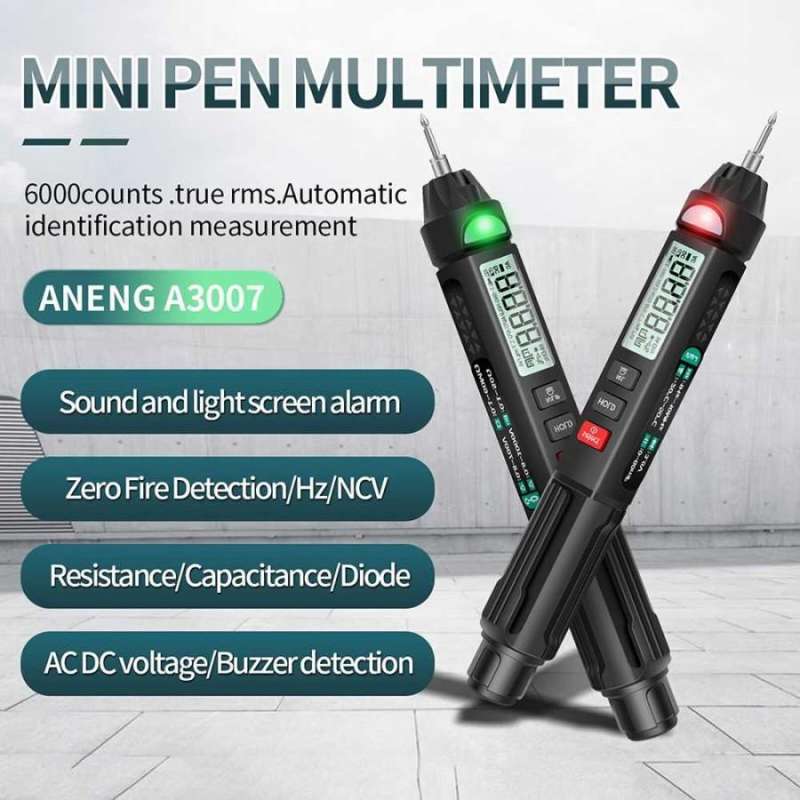 Jual Aneng Avometer Tester Test Pen Digital Multimeter Voltage - A3008 ...
