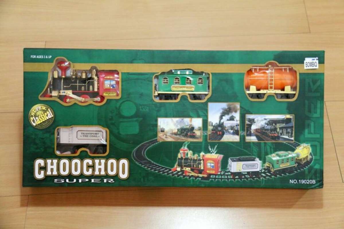 Promo SNETOYS - Mainan Kereta Api ChooChoo Train Kereta Asap Lokomotif Asap 3 Gerbong di Seller ...