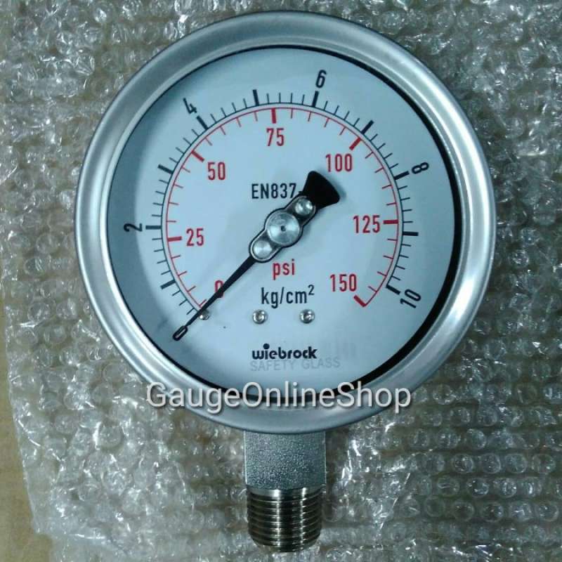 Jual Pressure Gauge Model Raket 4 X 10 Kg/Cm2 All Ss Hc Wiebrock di Seller HanessyStore ...