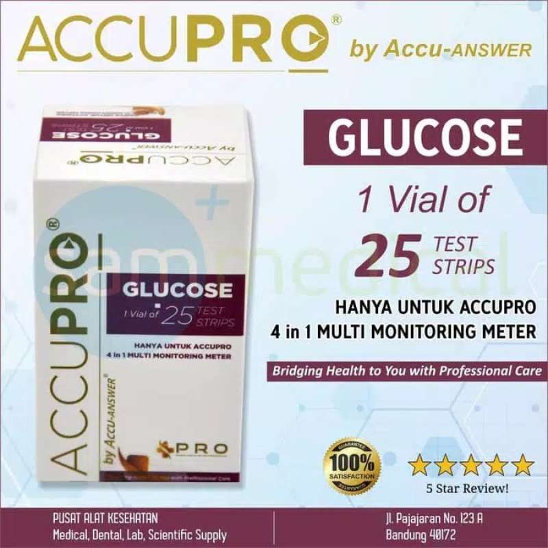 Promo Strip Isi Ulang Accupro Gula Darah Accu Pro Glucose Refill Strip ...