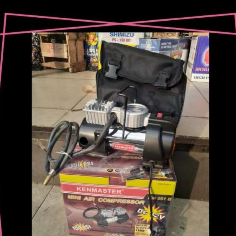 Jual Kompresor Pompa Ban Mini DC 12 Volt Kenmaster 150 PSi di Seller ...