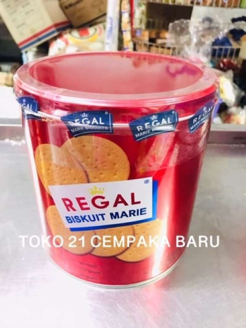 Jual Regal Marie Biscuits Kaleng 550 Gram | Regal Biskuit Marie Murah ...