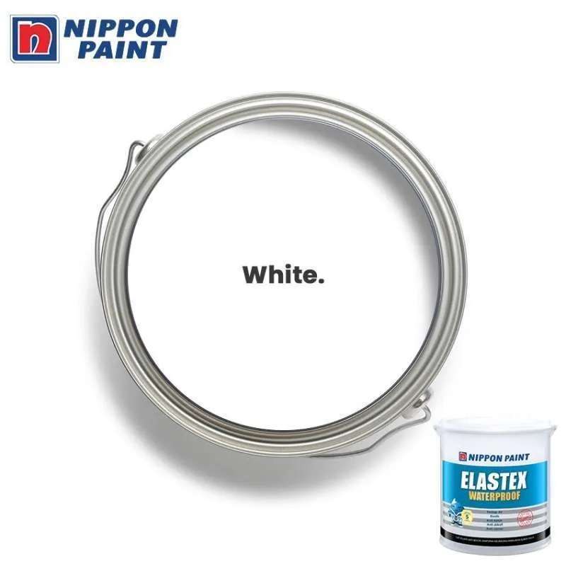 Jual Nippon Paint Elastex 4 Kg (cat Waterproof) Tinting/mixing - White ...