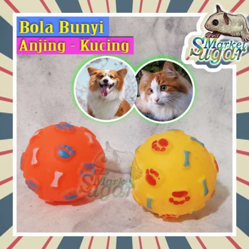 Jual Bola Besar Berbunyi - Mainan Hewan Anjing Kucing - Motif Tapak di ... Jual Bola Besar Berbunyi - Mainan Hewan Anjing Kucing - Motif Tapak di ...