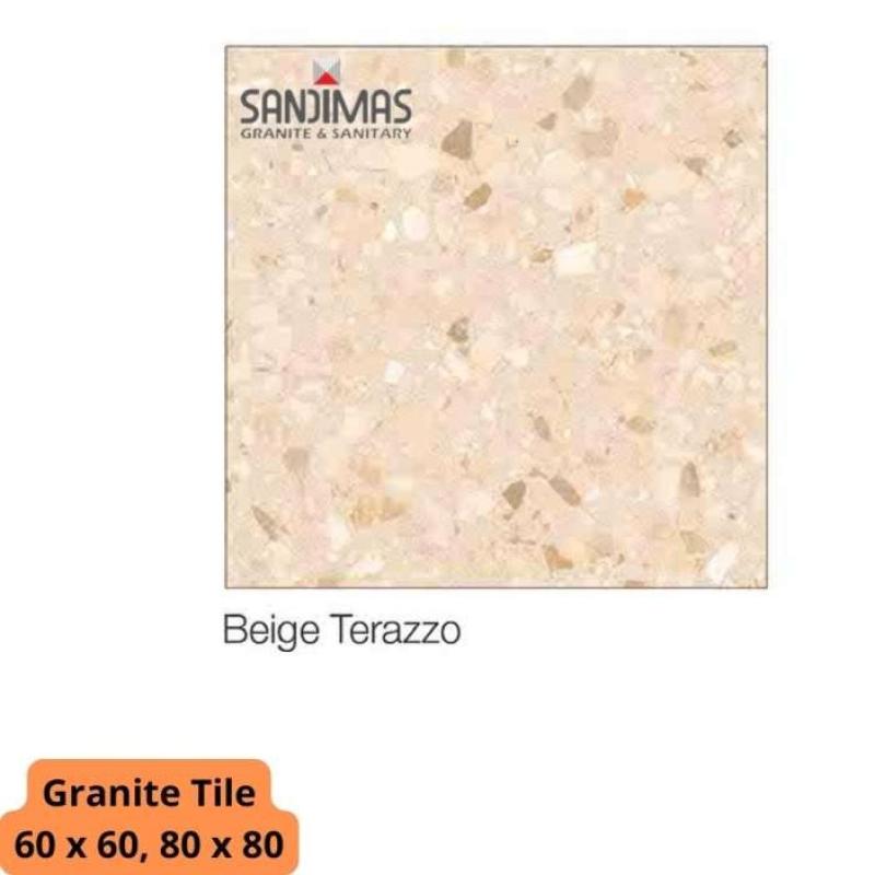 Jual Lantai Granite Tile Motif Beige Terrazo 60 x 60cm di Seller ...