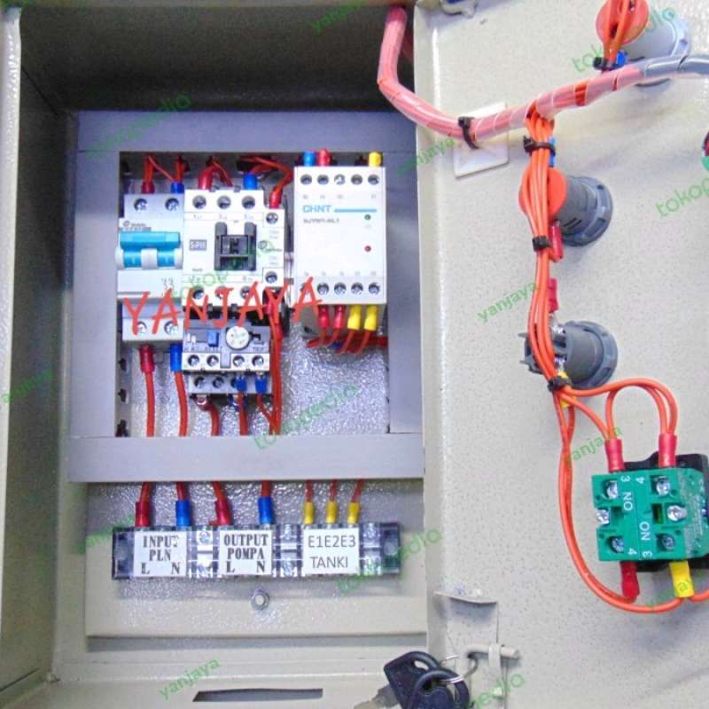 Promo Panel Pompa Otomatis 1 Toren 1phase 220v 1.5kw/2hp Diskon 23% Di ...