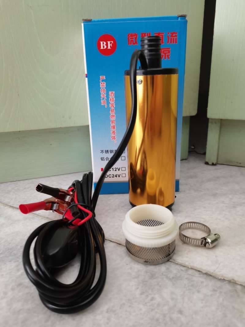 Promo Pompa air celup mini Kecil Portable 12v Diesel Pump Mini Oli ...