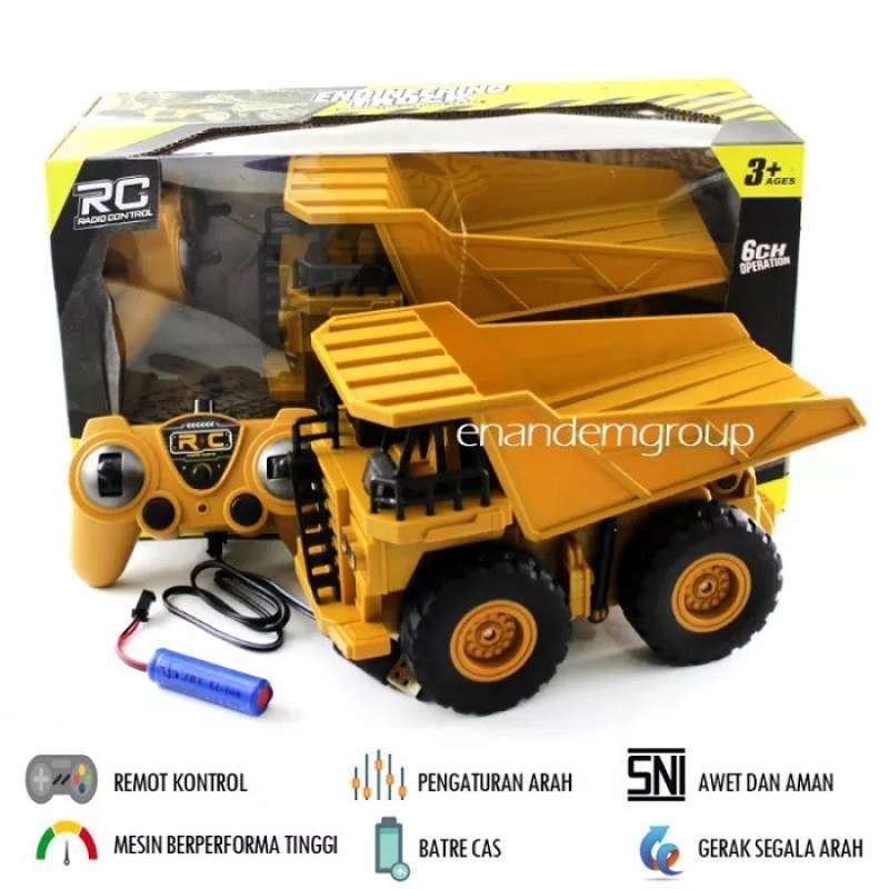 Jual Mainan Mobil Truck Remote Control RC Dump Truk Tambang di Seller Oamra.indo - Cengkareng ...