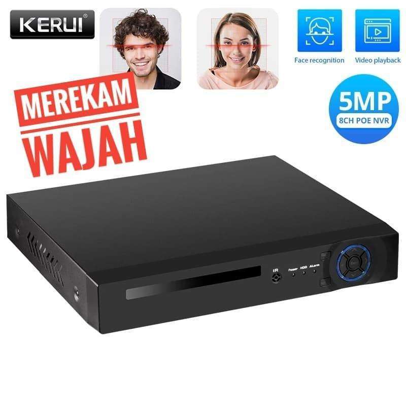 Jual KERUI Paket CCTV POE NVR 8 Channel Mendeteksi Wajah di Seller Teknobi Store - Kedungjaya ...