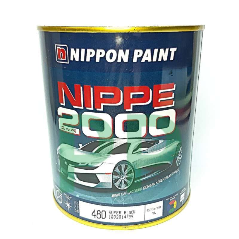 Jual Cat besi 1kg nippon paint nippe 2000 warna hitam dan putih di ...