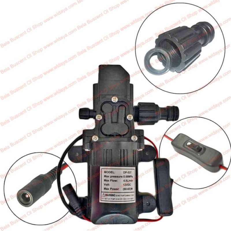 Jual Pompa DC Tanpa Celup Saklar ON/OFF Multi Guna 12Volt Inc Nepel ...