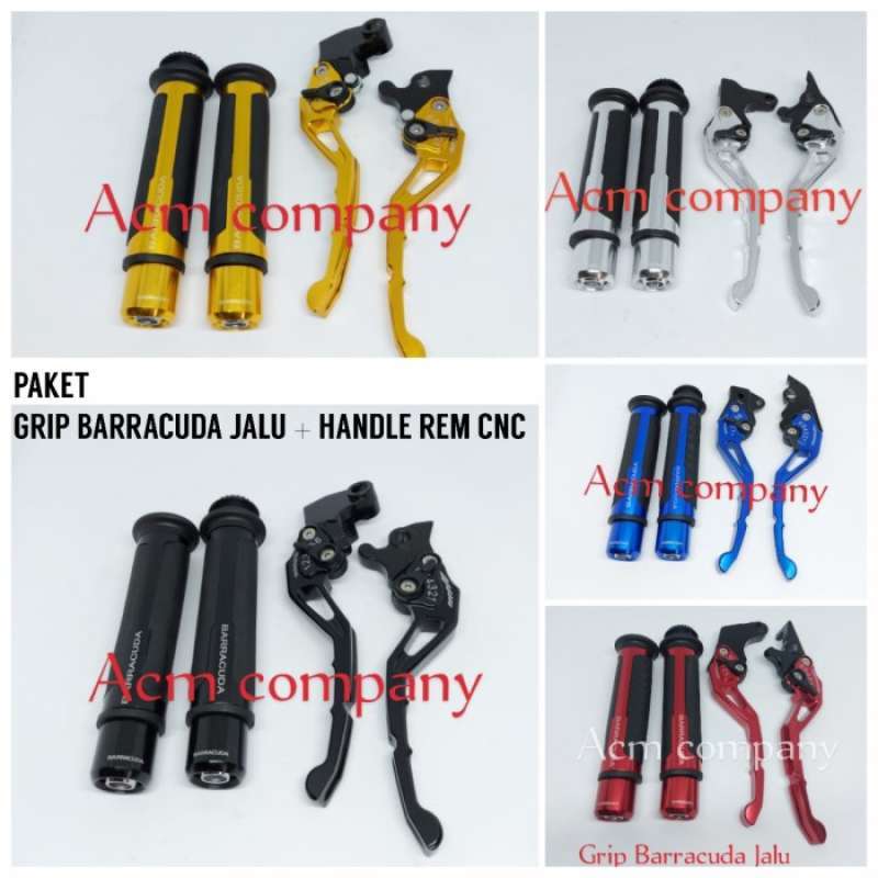 Promo Paket Handle rem cnc + Grip Barracuda Nmax 155 & Nmax 155 new ...