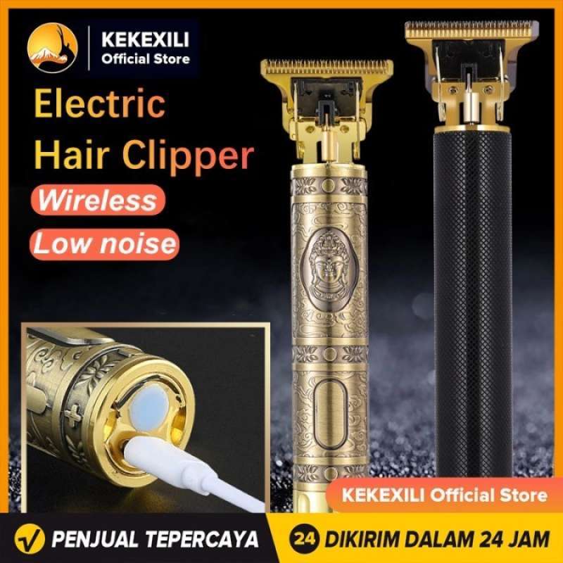 Promo Alat cukur rambut elektrik Hair Clipper Cordless Rechargeable ...