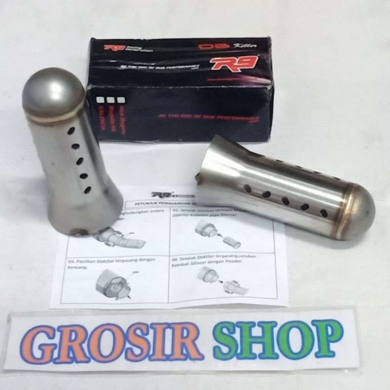 Jual peredam suara / db killer knalpot r9 H2 ninja 250 r25 cbr 250 mt25 ...