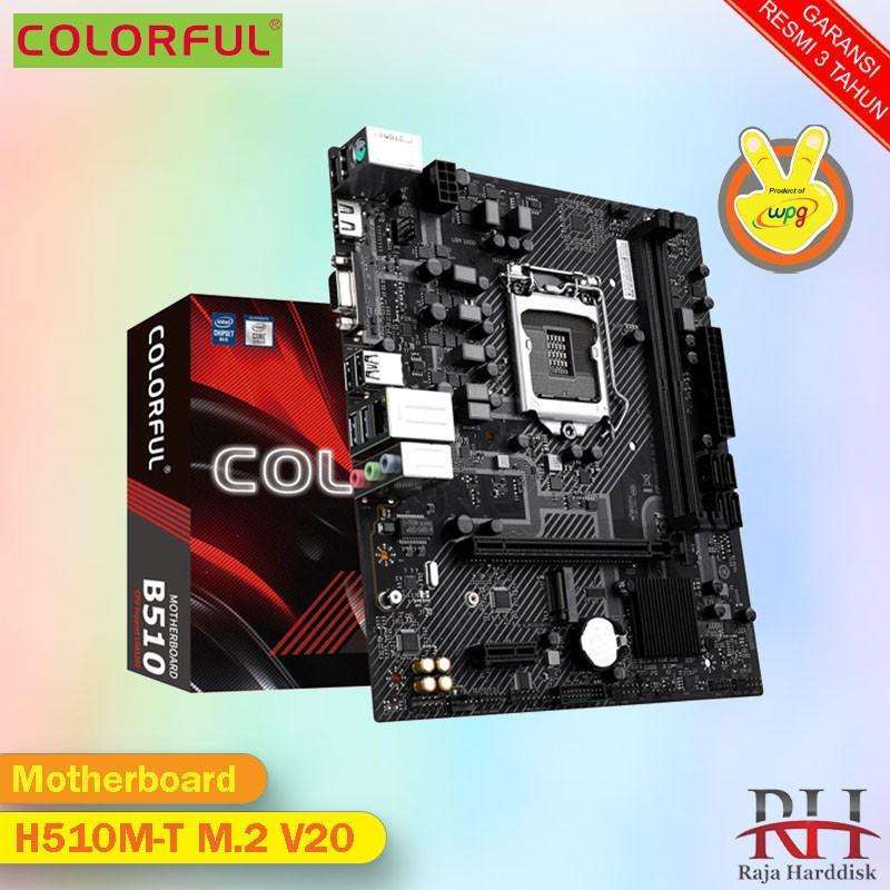 Jual Motherboard Colorful H510M-T M.2 V20 (LGA1200, H510, DDR4, USB3.2 ...