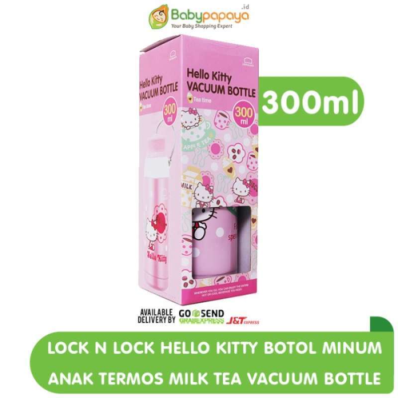 Promo Lock N Lock Hello Kitty Botol Minum Termos Milktea Vacuum Bottle 300Ml Diskon 2% di Seller ...