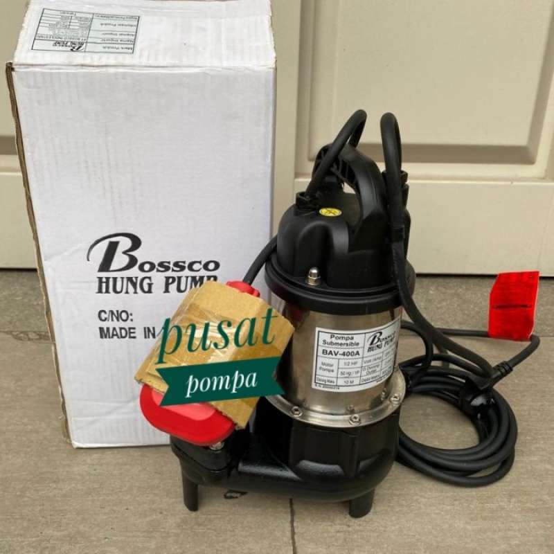 Promo Pompa Celup Bossco Bav-400A Auto Pompa Celup Air Kotor Bossco Bav ...