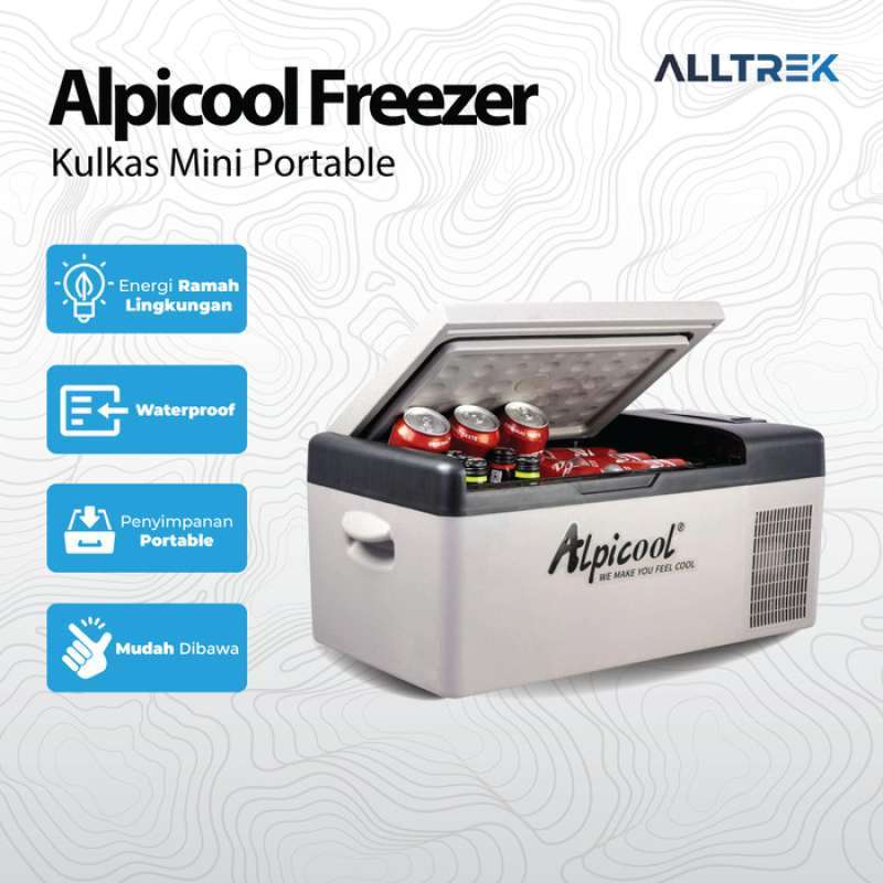 Jual ALLTREK Kulkas Portable Mini Freezer Mobil Multifungsi 12v/24v ...