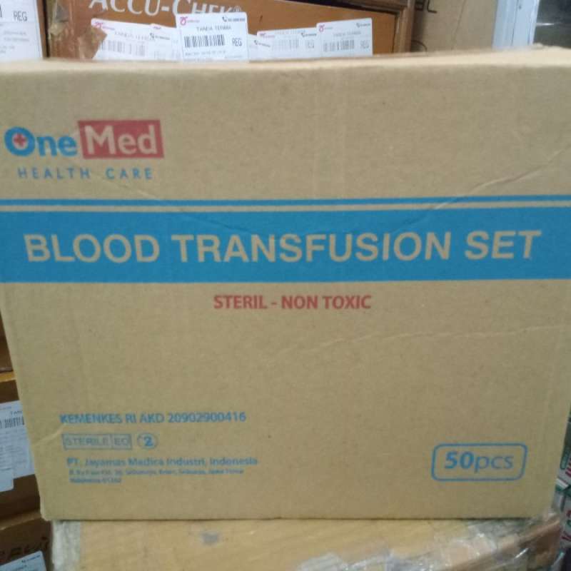 Jual Blood Transfusion Set/Bloodset Onemed Box 50pcs di Seller Ella ...
