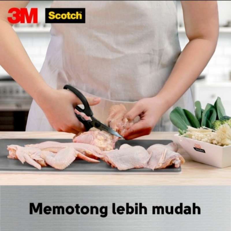 Jual 3M Scotch Gunting Dapur Stainless Premium Kitchen Scissors 3M-KS-P ...