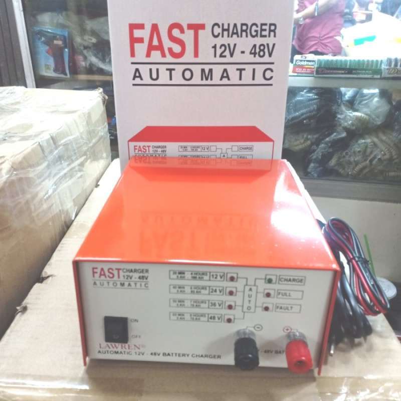 Promo Charger Accu Aki 12v24v 48v for Battery 5ah - 100ah - LAWREN LE ...