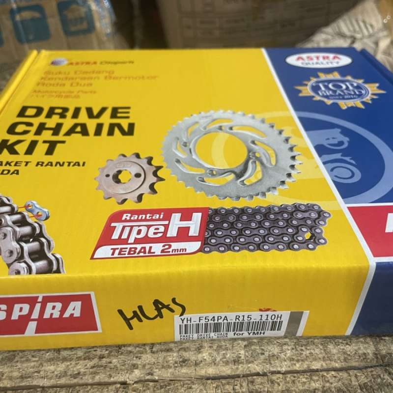 Jual Gearset Plus Rantai Yamaha R15 R 15 Old 47 - 15 - 132H Merk Aspira ...