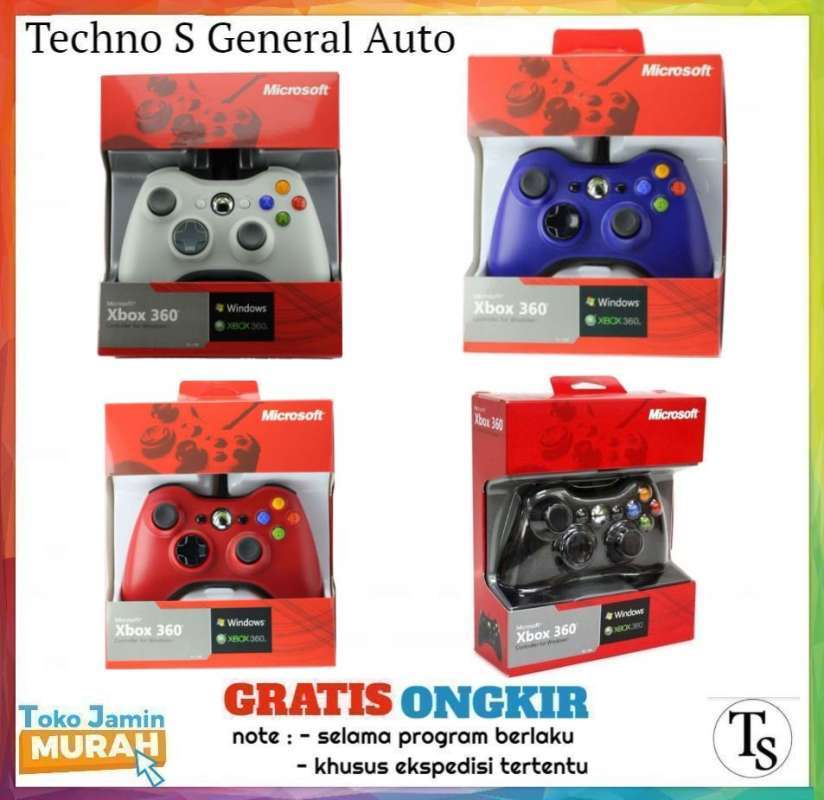 Promo Stik Xbox 360 - Stick Xbox360 - Controller Xbox - Gamepad Kabel ...