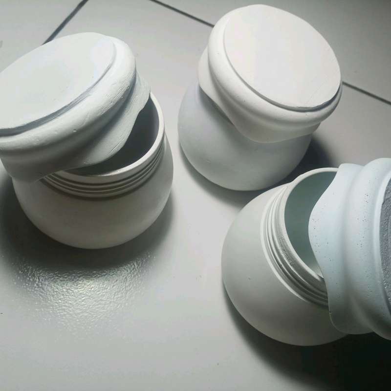 Promo jar keramik bulat 250ml made in Japan 1 pcs lengkap dengan tutup ...