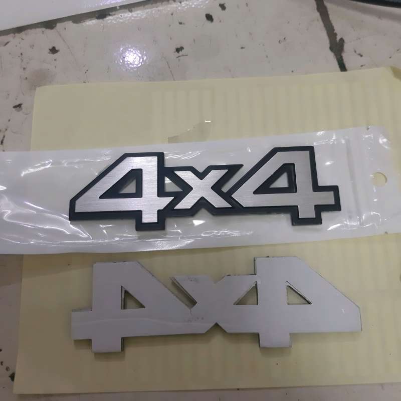 Jual emblem stiker 4x4 4 x 4 plat mobil di Seller tomato auto - jl ...