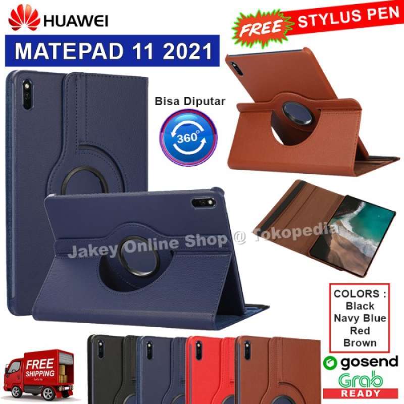 Promo Case Huawei MatePad 11 2021 Mate Pad 11 Flip Rotate Leather ...