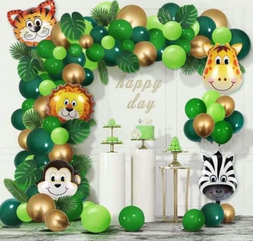 Jual Paket Balon DIY Tema Jungle di Seller Fryingfat Grocery - Kab ...