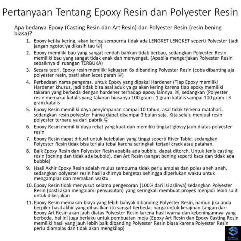 Jual Casting Resin - 1.5 Kg Epoxy Resin Bening - Kerajinan Tangan Di ...