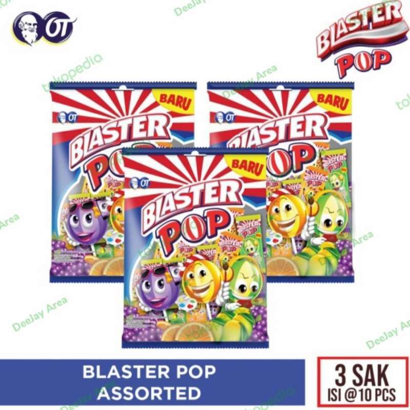 Jual PERMEN BLASTER POP ASSORTED RENCENG PER KARTON 1 KARTONAN di ...