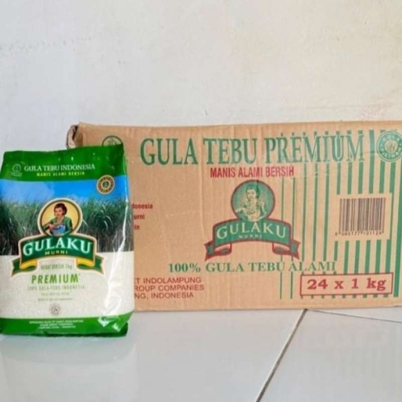 Jual Gulaku gula tebu premium hijau 1 karton 1kg*24pcs di Seller Bu ...
